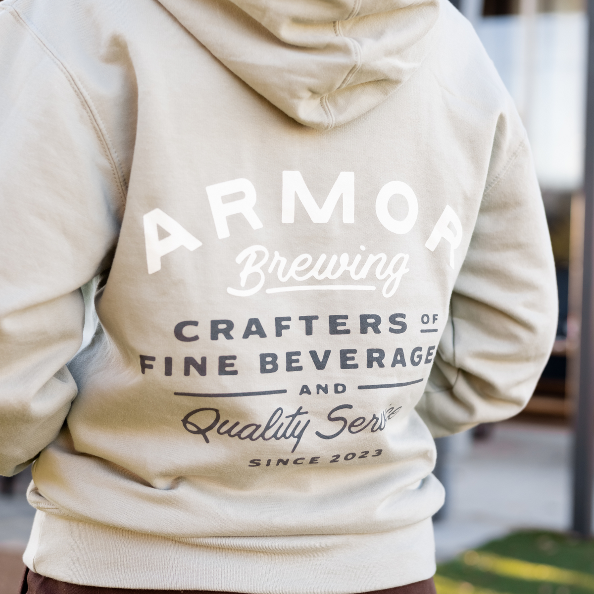 Armor Brewing Since 2023 Hoodie Sage – Armor Coffee Company